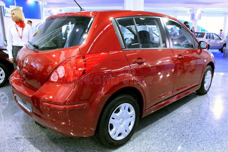 Nissan Tiida editorial photography. Image of automotive - 37456357