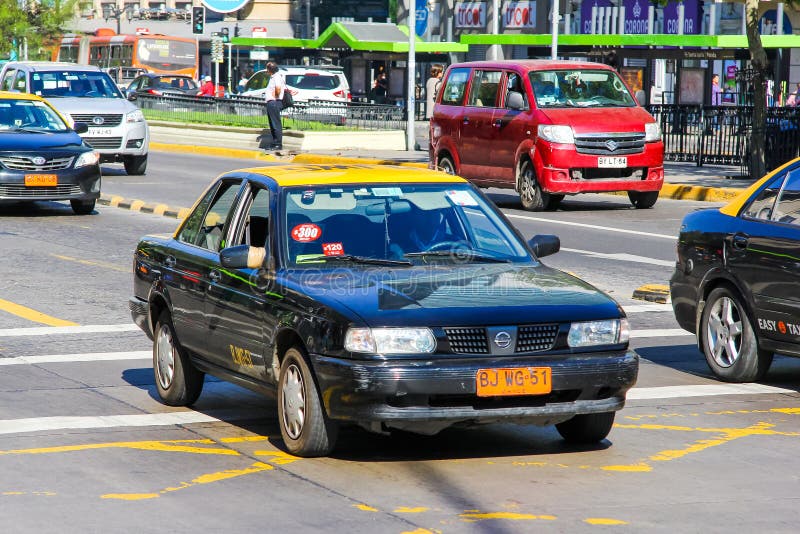 Nissan V16 fotografía editorial. Imagen de taxi, recorrido - 123310997