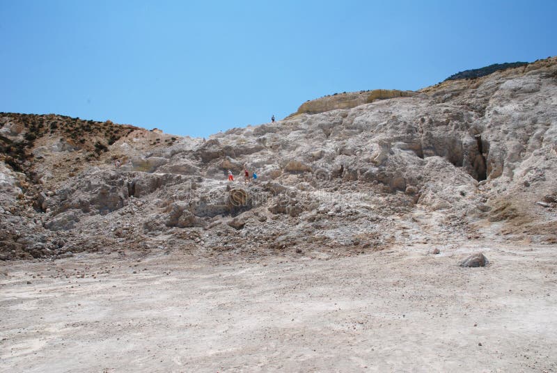 Stefanos Krater Wulkan Na Wyspie Nisyros Grecja Fotografia Editorial ...