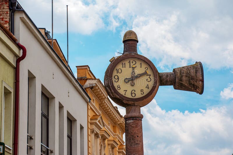 Musical Clock in the Old Town is One of the Sights of Nitra Editorial ...