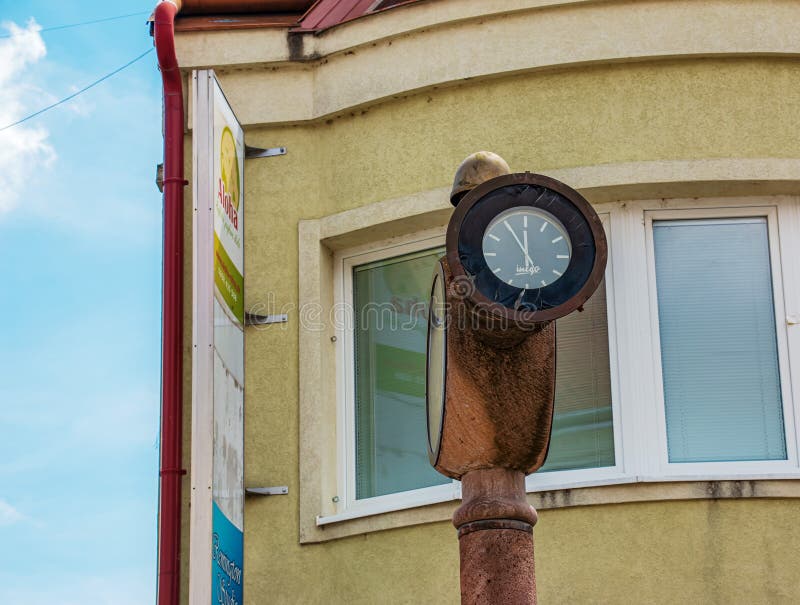 Musical Clock in the Old Town is One of the Sights of Nitra Editorial ...