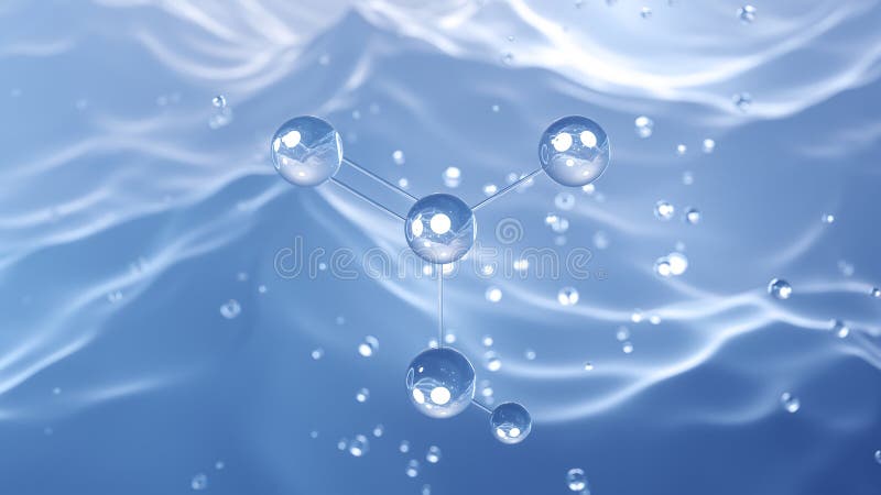 Nitric Acid Molecular Structure, 3d Model Molecule, Highly Corrosive ...