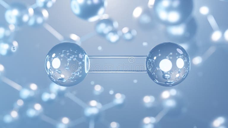 Nitric Oxide Molecular Structure 3d, Flat Model, Nitrogen Monoxide ...