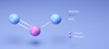 Nitrite, Molecular Structures, Ion, 3d Model, Structural Chemical ...