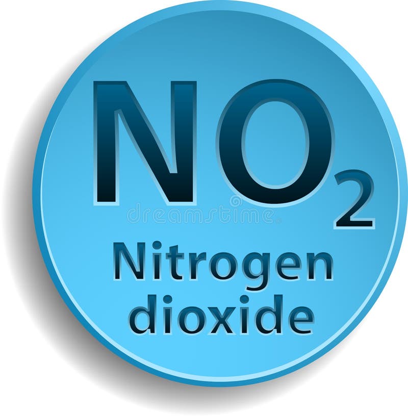 Nitrogen Dioxide, NO2 Molecule. Structural Chemical Formula And ... Nitrogen Dioxide, NO2 Molecule. Structural Chemical Formula And ...