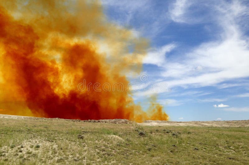 Nitrogen Dioxide cloud . stock image. Image of explosion - 61444871