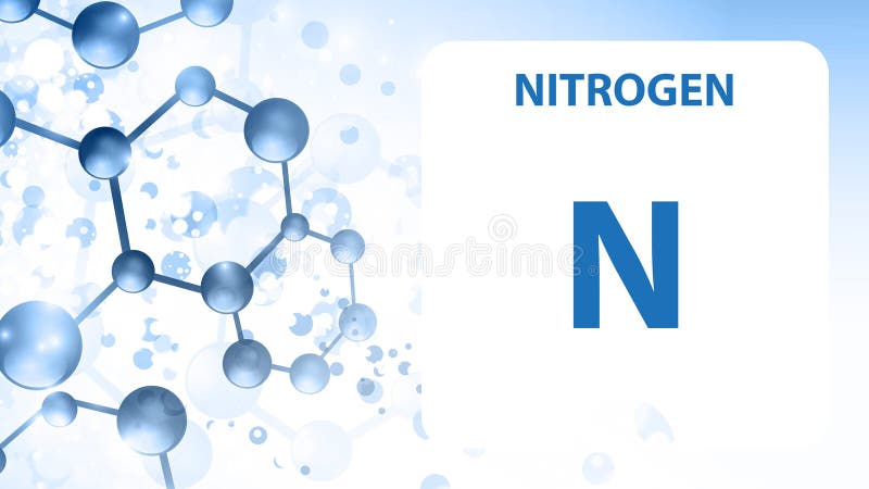 Nitrogen 7 Element. Alkaline Earth Metals. Chemical Element of ...