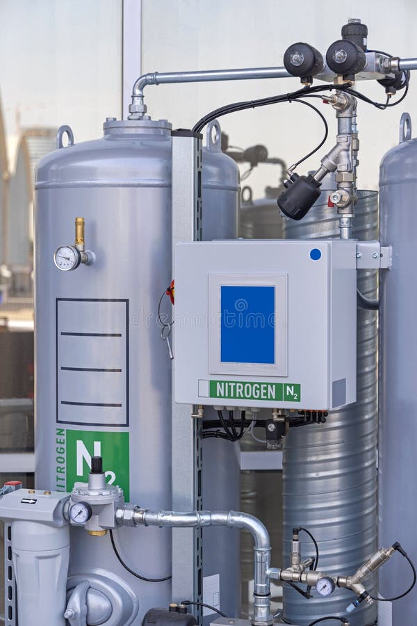 Nitrogen Gas Generator stock image. Image of atmosphere - 267695189