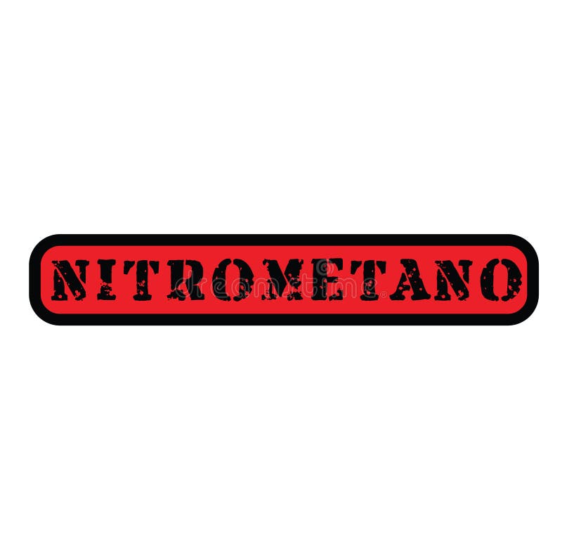 Nitromethane Stamp in Spanish Stock Vector - Illustration of warning ...