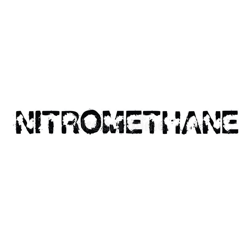 Nitromethane Stamp on White Stock Vector - Illustration of nitro, hint ...