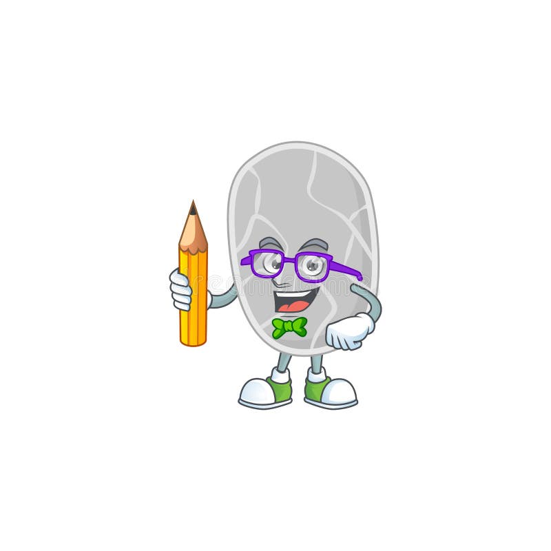 Nitrospirae Student Mascot Design Concept Studying at Home Stock Vector ...