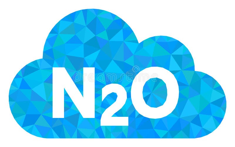 Nitrous Oxide Gas Polygonal Icon Stock Vector - Illustration of ...