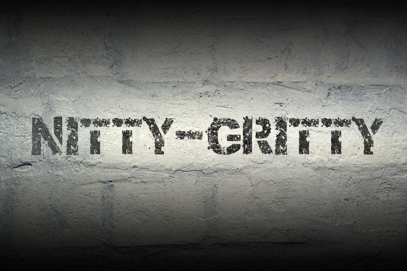 Nitty-gritty word gr stock image. Image of essentials - 101173881