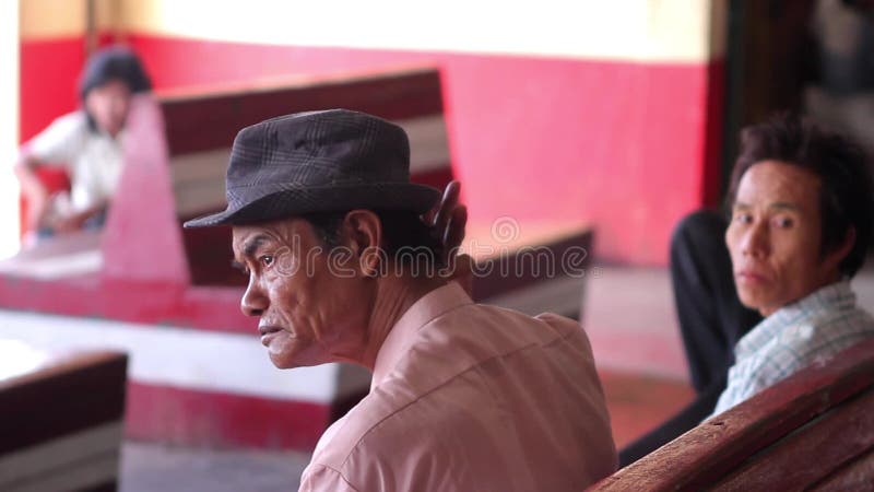 Nitty people. stock footage. Video of helpless, station - 54311096