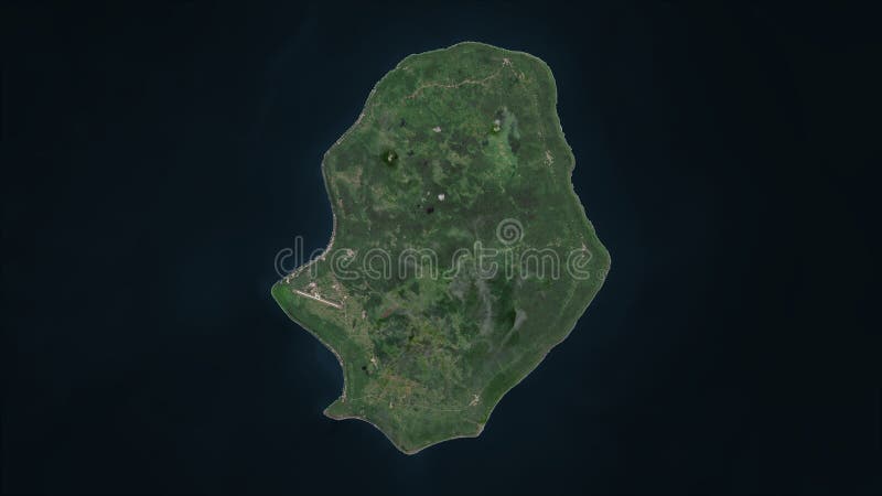 Niue Highlighted. High-res Satellite Stock Illustration - Illustration ...