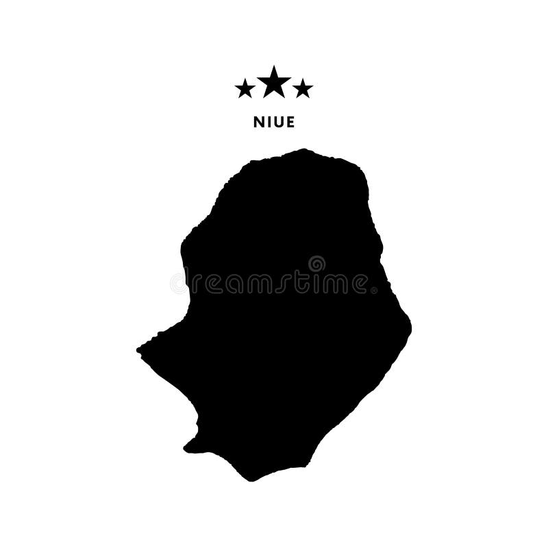 Niue map vector stock vector. Illustration of border - 107690869