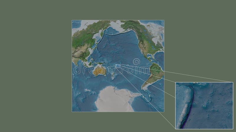 Niue - Satellite. Area Extracted Stock Illustration - Illustration of ...