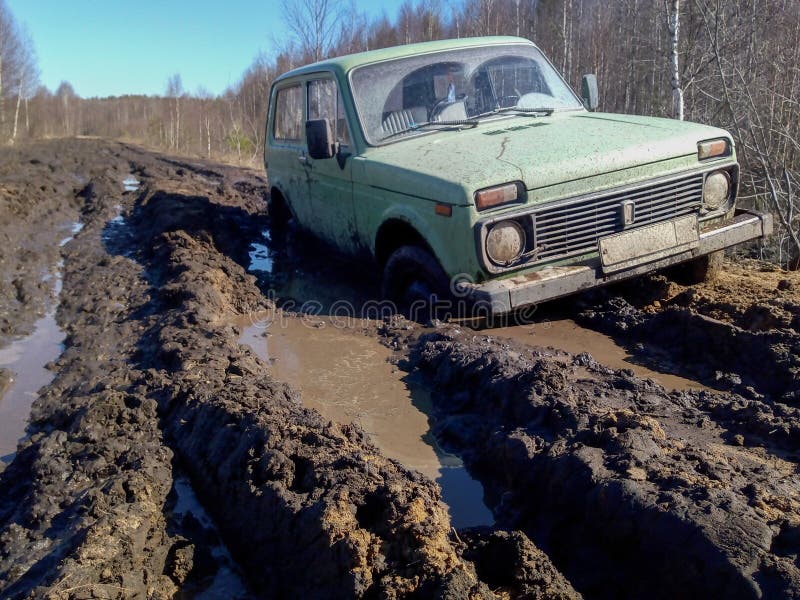Niva Lada stock photo. Image of dirt, discovery, gasoline - 183993576