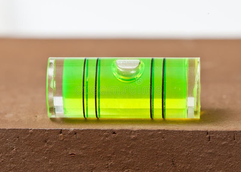 Nivel De Burbuja De Aire En Superficie Foto de archivo - Imagen de ...