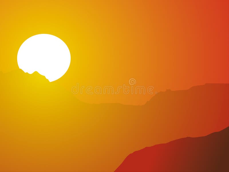 Nivelando O Sol Quente Como Um Backgroun Ilustração Stock - Ilustração ...