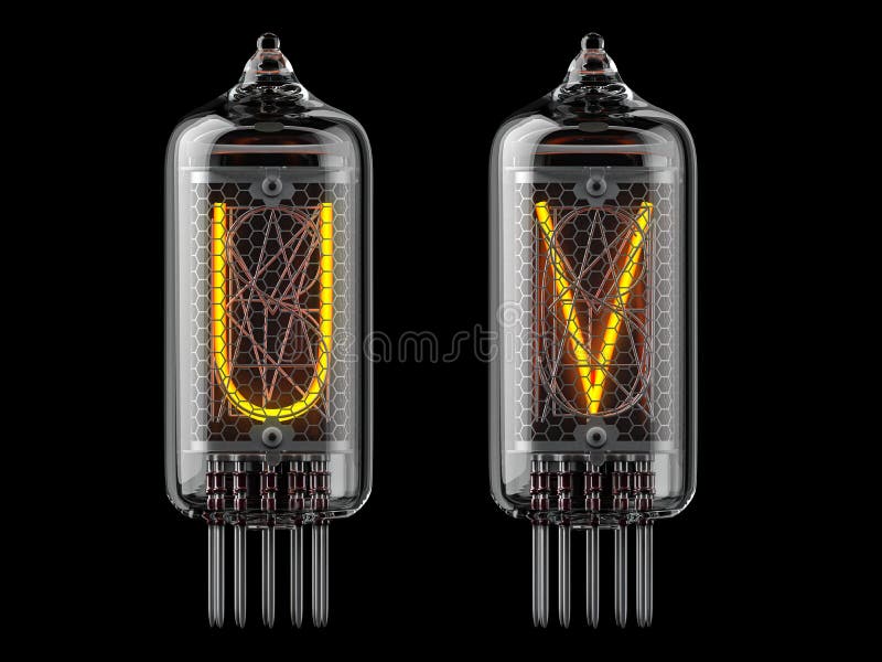 Nixie Tube Indicator Stock Illustrations – 552 Nixie Tube Indicator ...