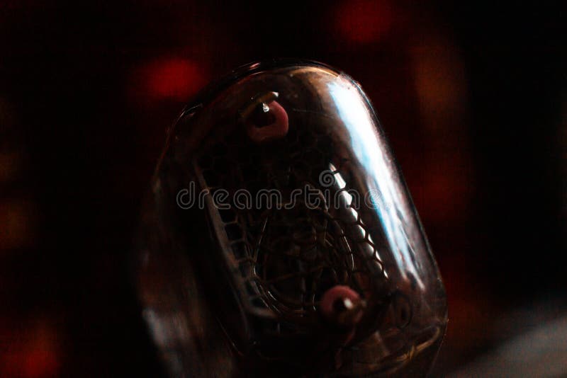 Nixie Tubes in-17, Nixie Tubes Macro Photography, Old and Retro Stock ...