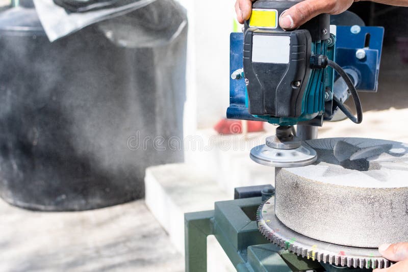 Millstone for Grinding Grain in an Old Water Mill Stock Photo - Image ...