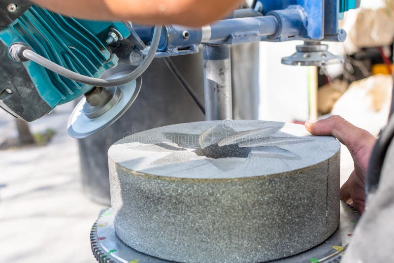 Millstone for Grinding Grain in an Old Water Mill Stock Photo - Image ...