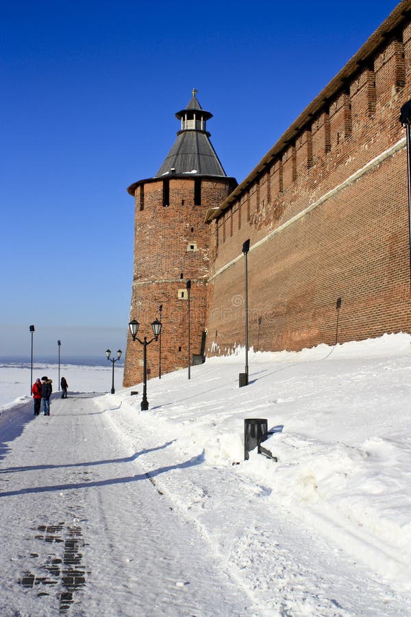 Ivanovskaya Tower of Nizhny Novgorod Kremlin Stock Photo - Image of ...