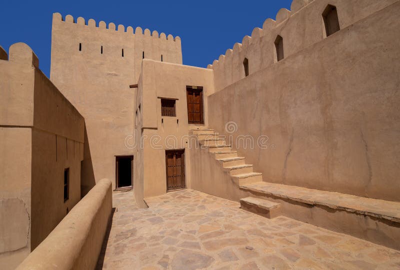 Oman: Al Ayn of Jabal Al Akhdar Stock Photo - Image of terraced ...