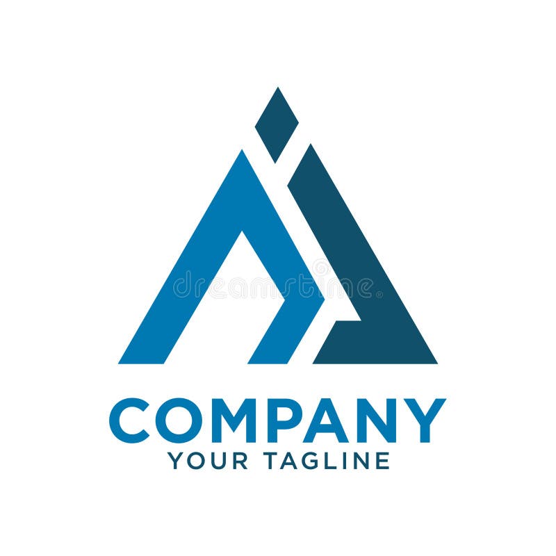 Nj Logo Vector Design Template Basic RGB Stock Illustration ...