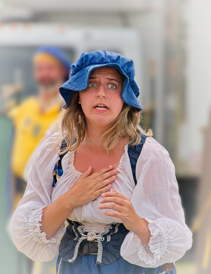 NJ RENFAIR 2024 Actor Performing Entertaining the Crowd Editorial ...
