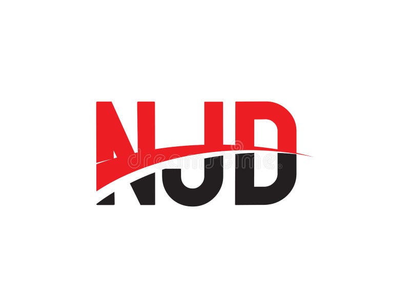 NJD Letter Initial Logo Design Vector Illustration Stock Vector ...