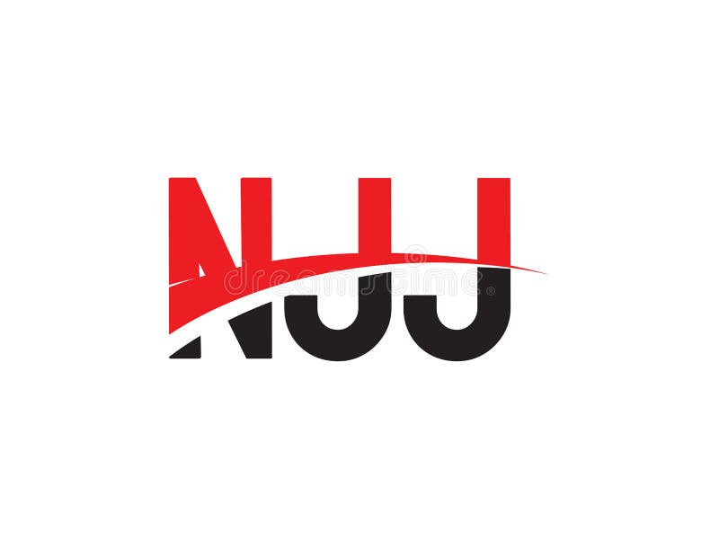 NJJ Letter Initial Logo Design Vector Illustration Stock Vector ...
