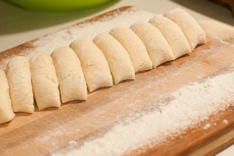 Njoki closeup stock image. Image of dinner, flour, brown - 45604695