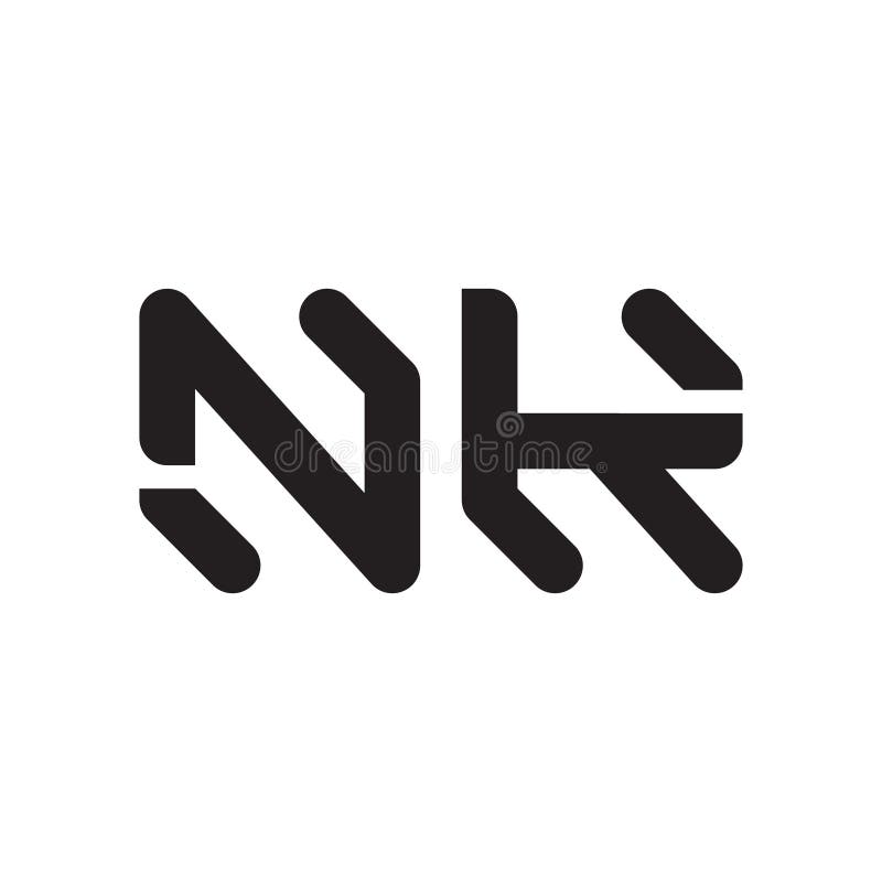 Nk Initial Letter Vector Logo Icon Stock Vector - Illustration of ...