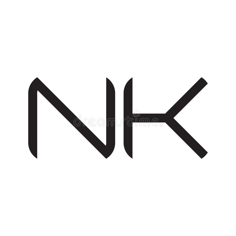 Nk Initial Letter Vector Logo Icon Stock Vector - Illustration of ...