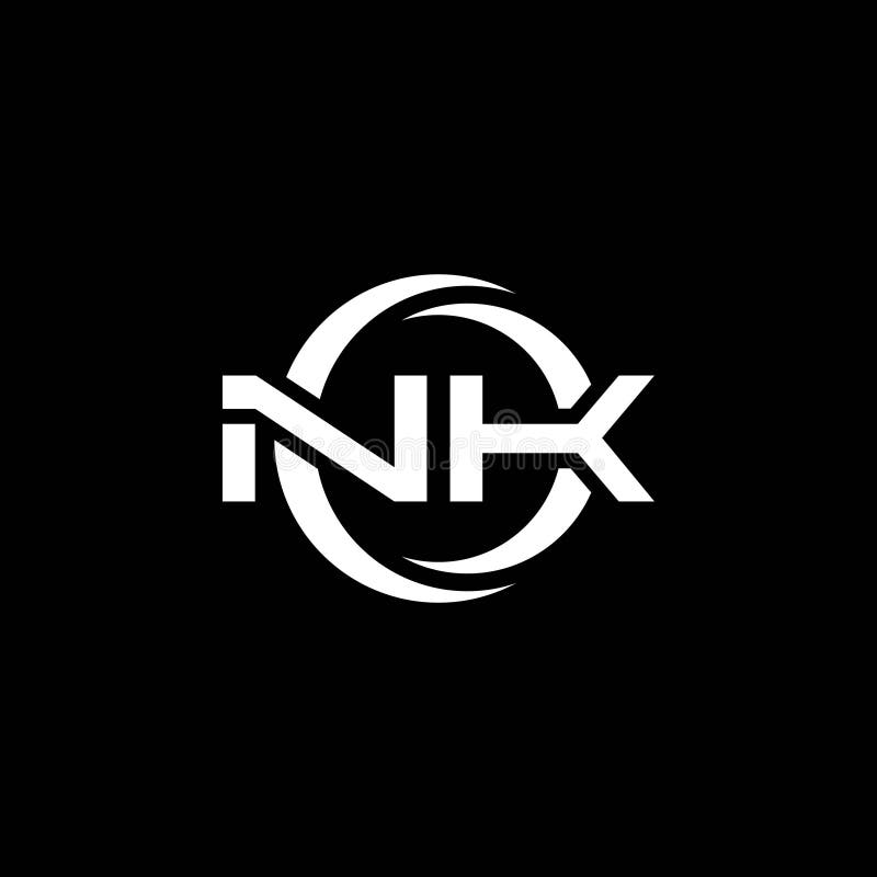NK Logo Monogram Design Template Stock Vector - Illustration of ...