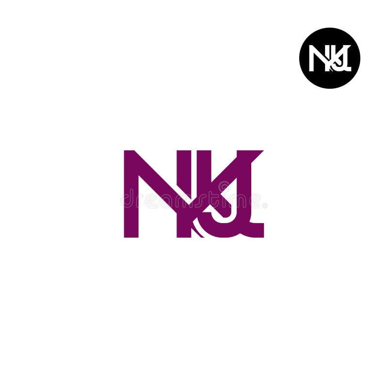 Nkj Monogram Stock Illustrations – 10 Nkj Monogram Stock Illustrations ...