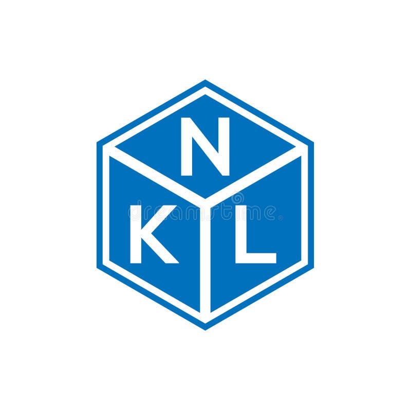 NKL Letter Logo Design on Black Background. NKL Creative Initials ...