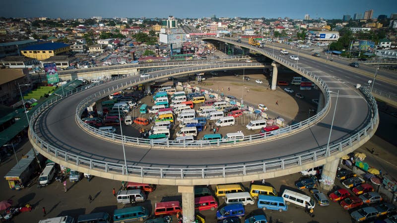Nkrumah circle interchange editorial image. Image of stone - 264809755