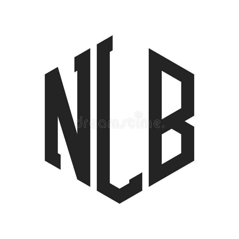 NLB Logo Design. Initial Letter NLB Monogram Logo Using Hexagon Shape ...
