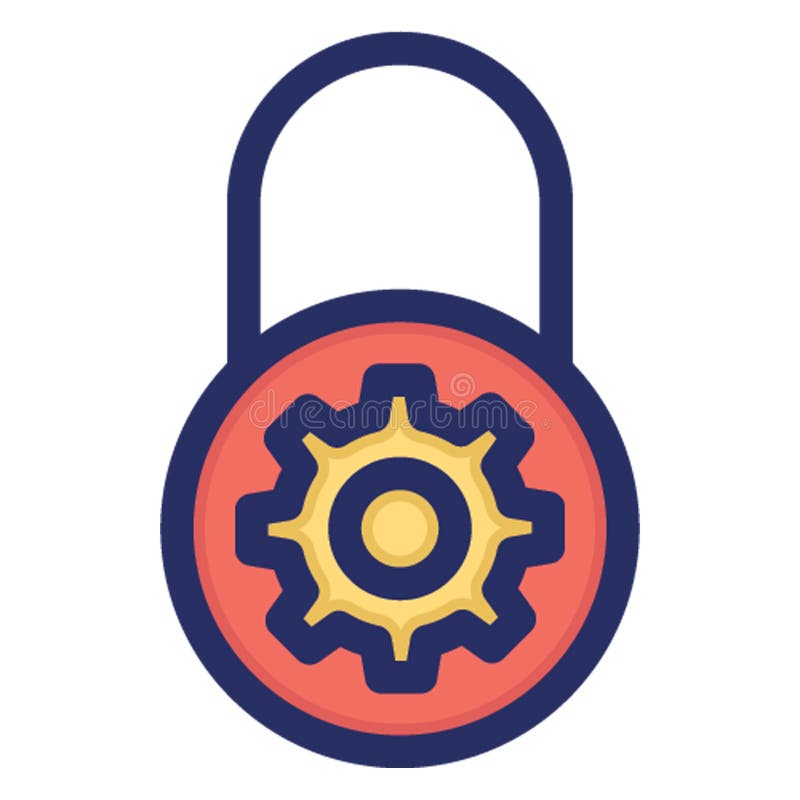 Lock Vector Icon that Can Be Easily Modified or Edit Stock Vector ...