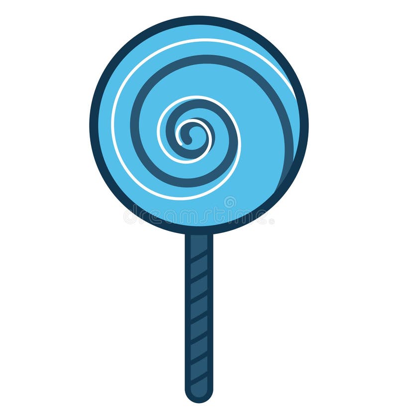 Lollipop Line Vector Isolated Icon Customized and Editable Stock Vector ...