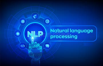 NLP. Natural Language Processing Cognitive Computing Technology Concept ...