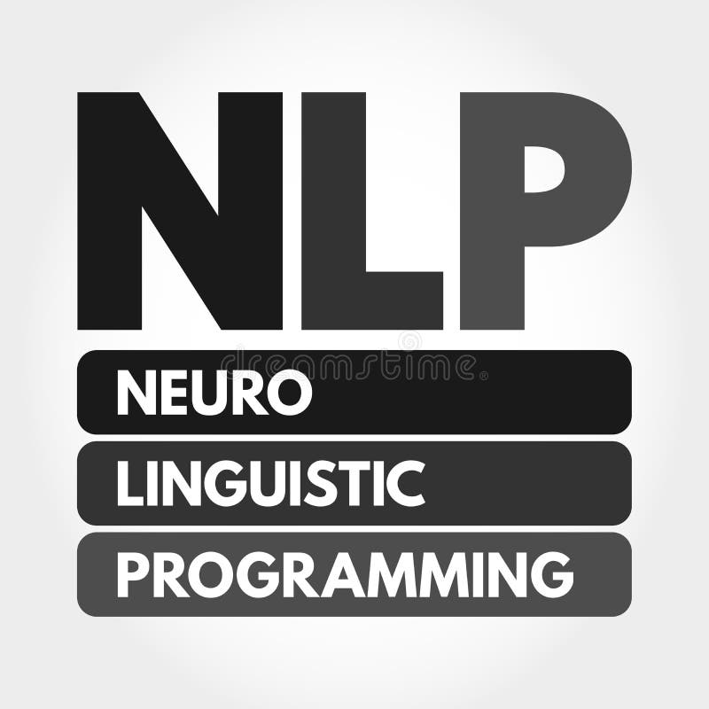 NLP - Neuro Linguistic Programming Acronym Stock Illustration ... NLP - Neuro Linguistic Programming Acronym Stock Illustration ...