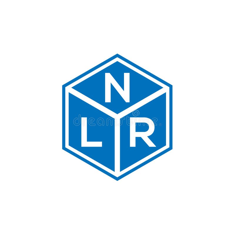 NLR Letter Logo Design on Black Background. NLR Creative Initials ...