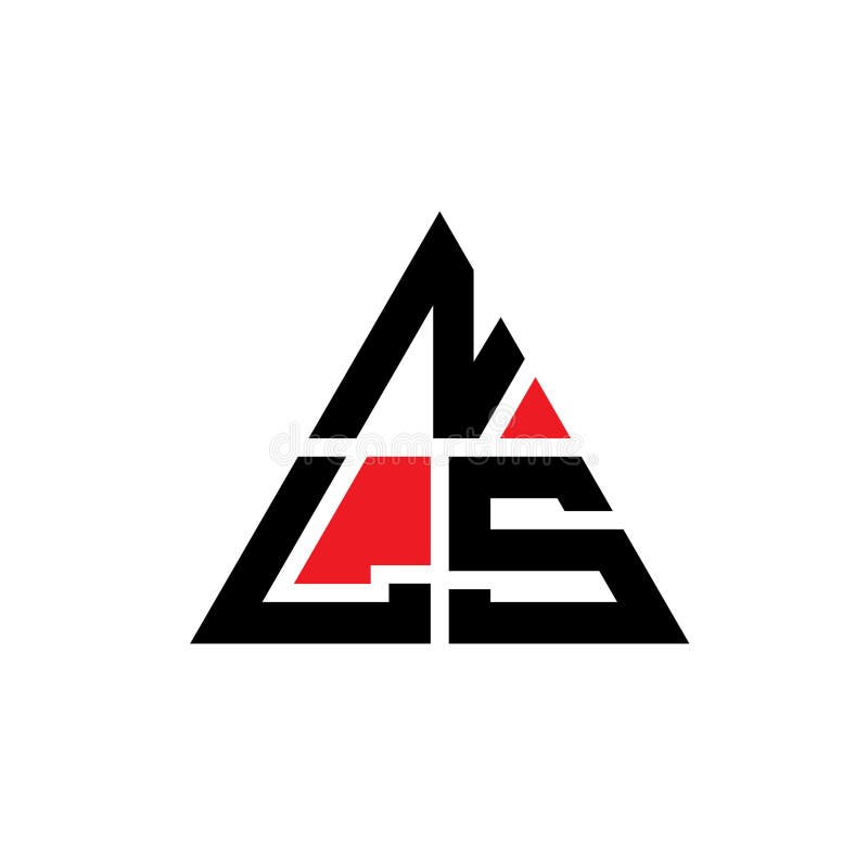 Nls Triangle Logo Design Monogram Stock Illustrations – 3 Nls Triangle ...