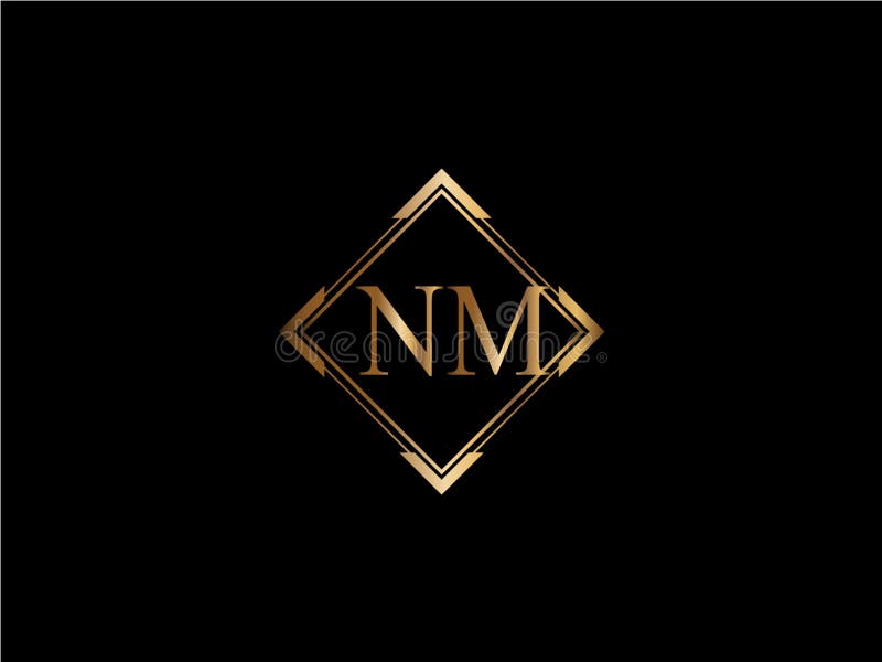 JH Initial Diamond Shape Gold Color Later Logo DesignX Stock Vector ...