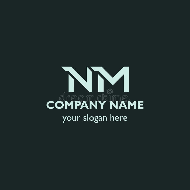 NM logo stock vector. Illustration of screenshot, template - 268992350